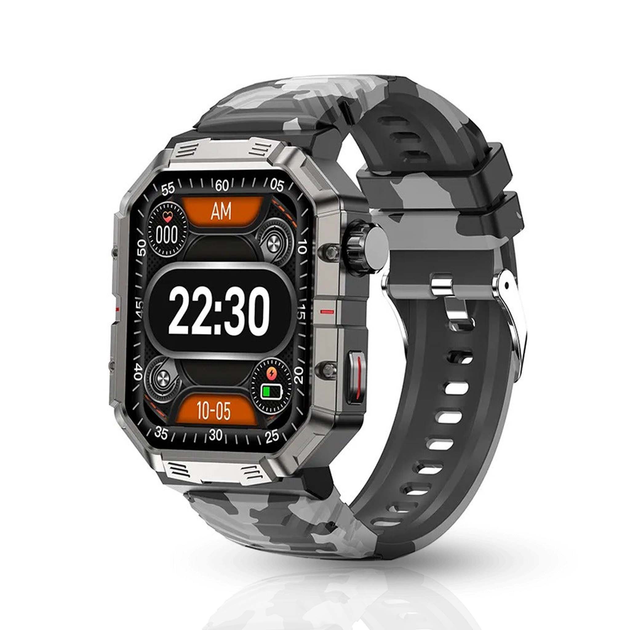 SMART 2030 W55 Miitary Smart WATCH With 2 Straps - ساعة ذكية ذكية 2030 ...